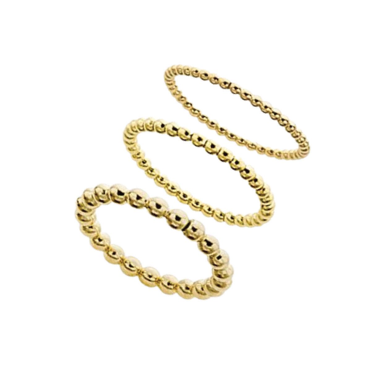 Gold Filled Stackable Bead Ring