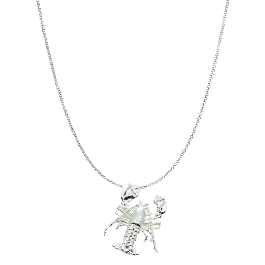 Sterling Silver Lobster Necklace