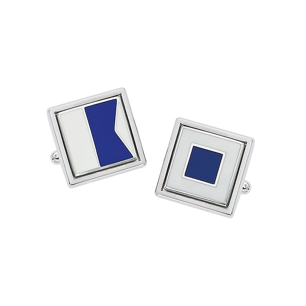 Sterling Silver Cuff Links - P
