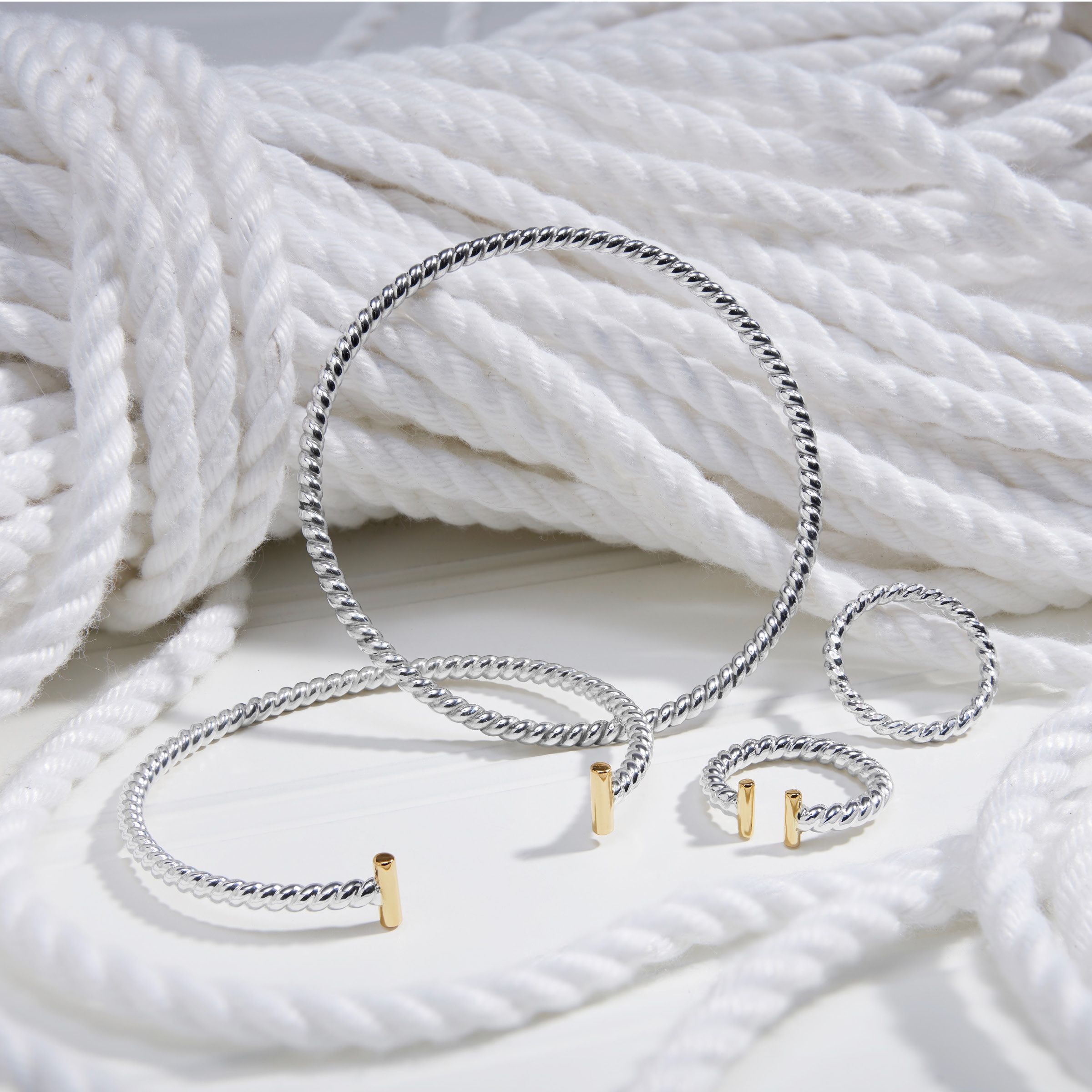 Sterling Silver Twist Ring